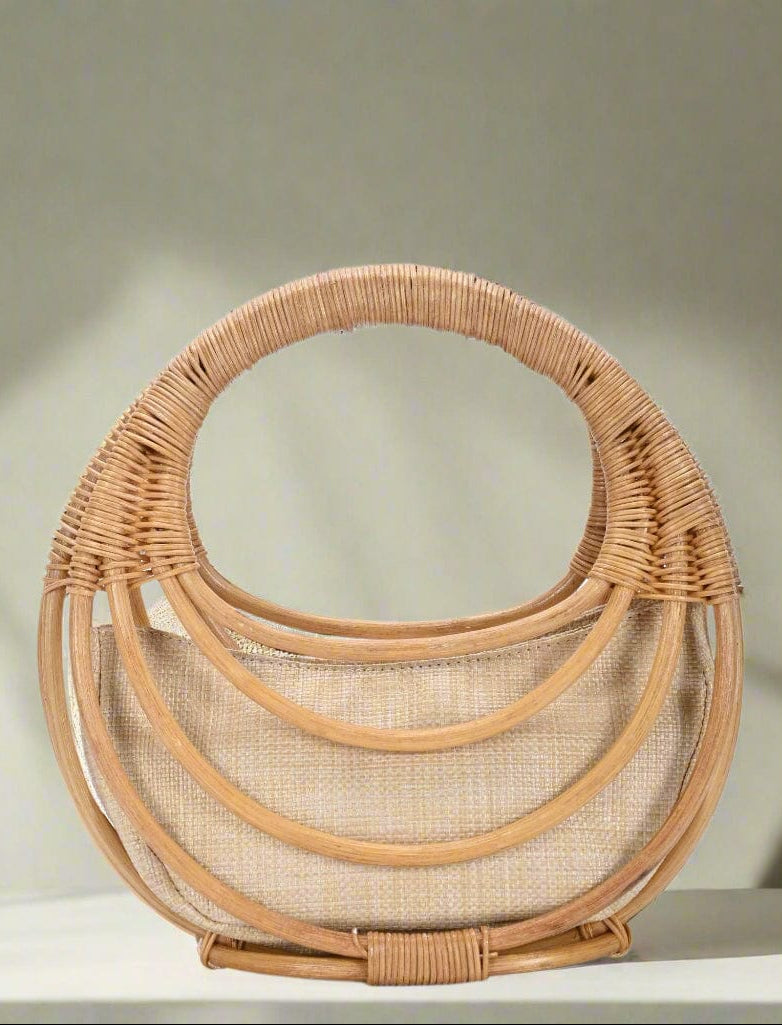 Rattan Top Handle Circle Bag – Marta's of Raleigh